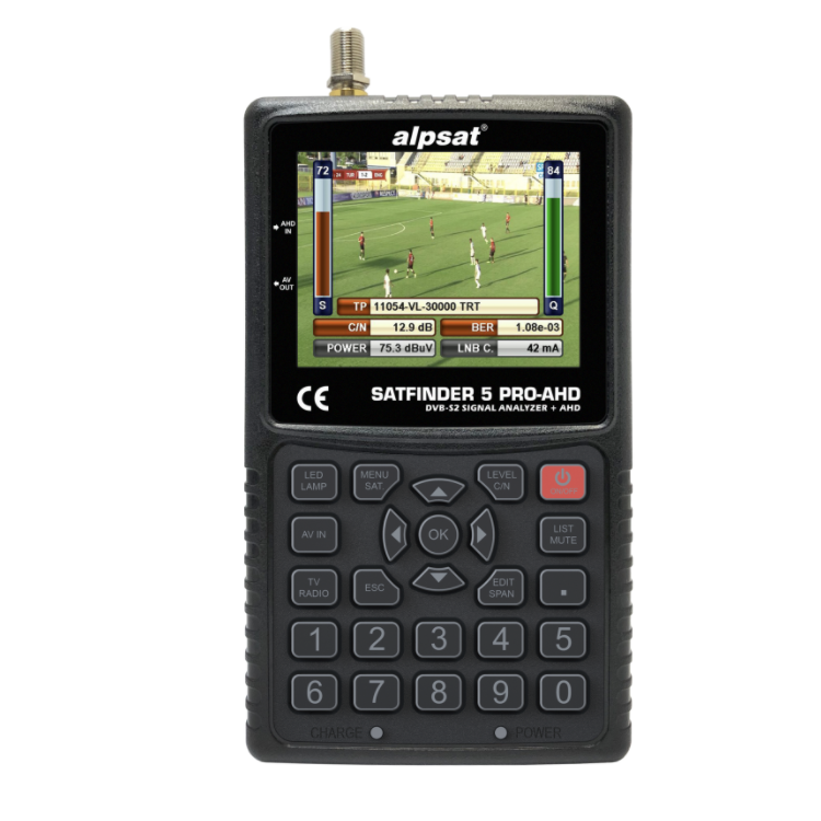 Satfinder 5 HD PRO + AHD - Satelliet winkel CardWriter