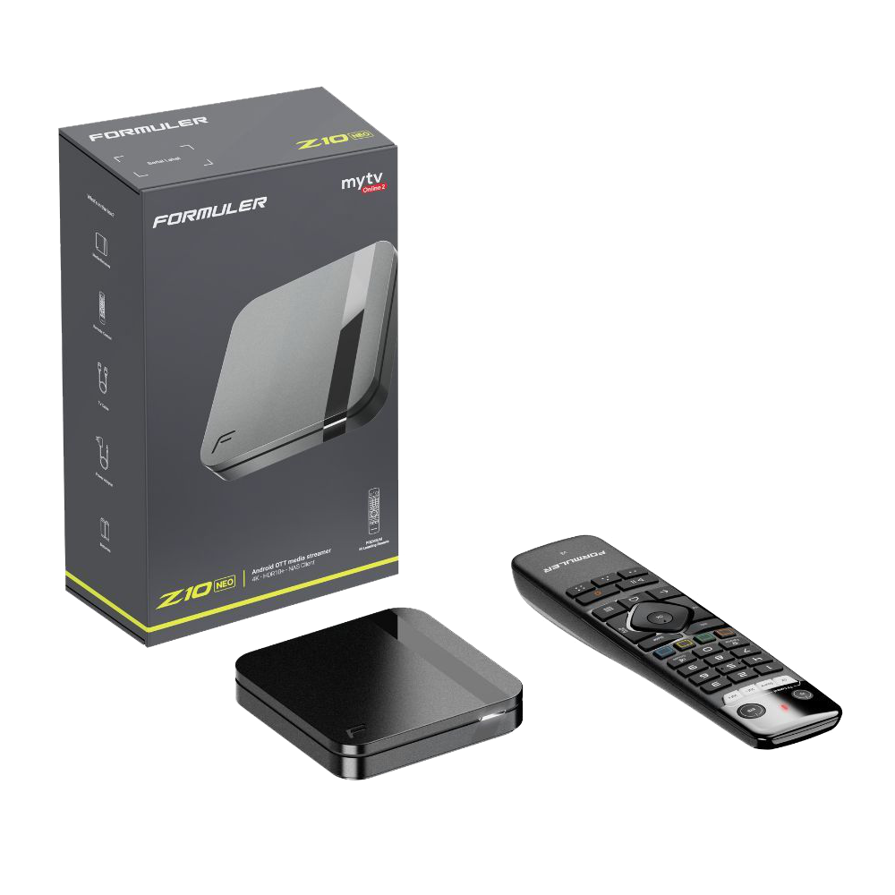 Formuler Z10 NEO Android IPTV mediastreamer NAS client - Satelliet ...