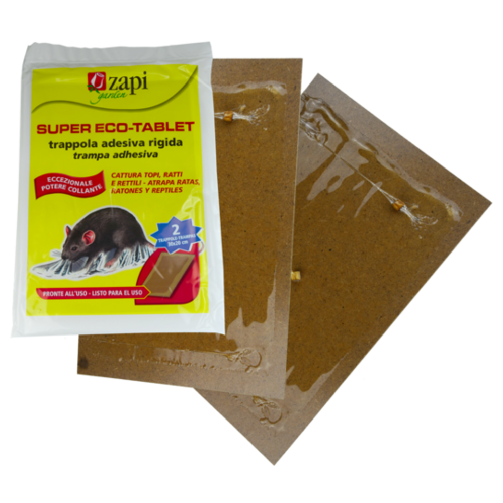 Zapi Super Tablet Rats&Mice Lijmval 28x19cm - Agridiscounter