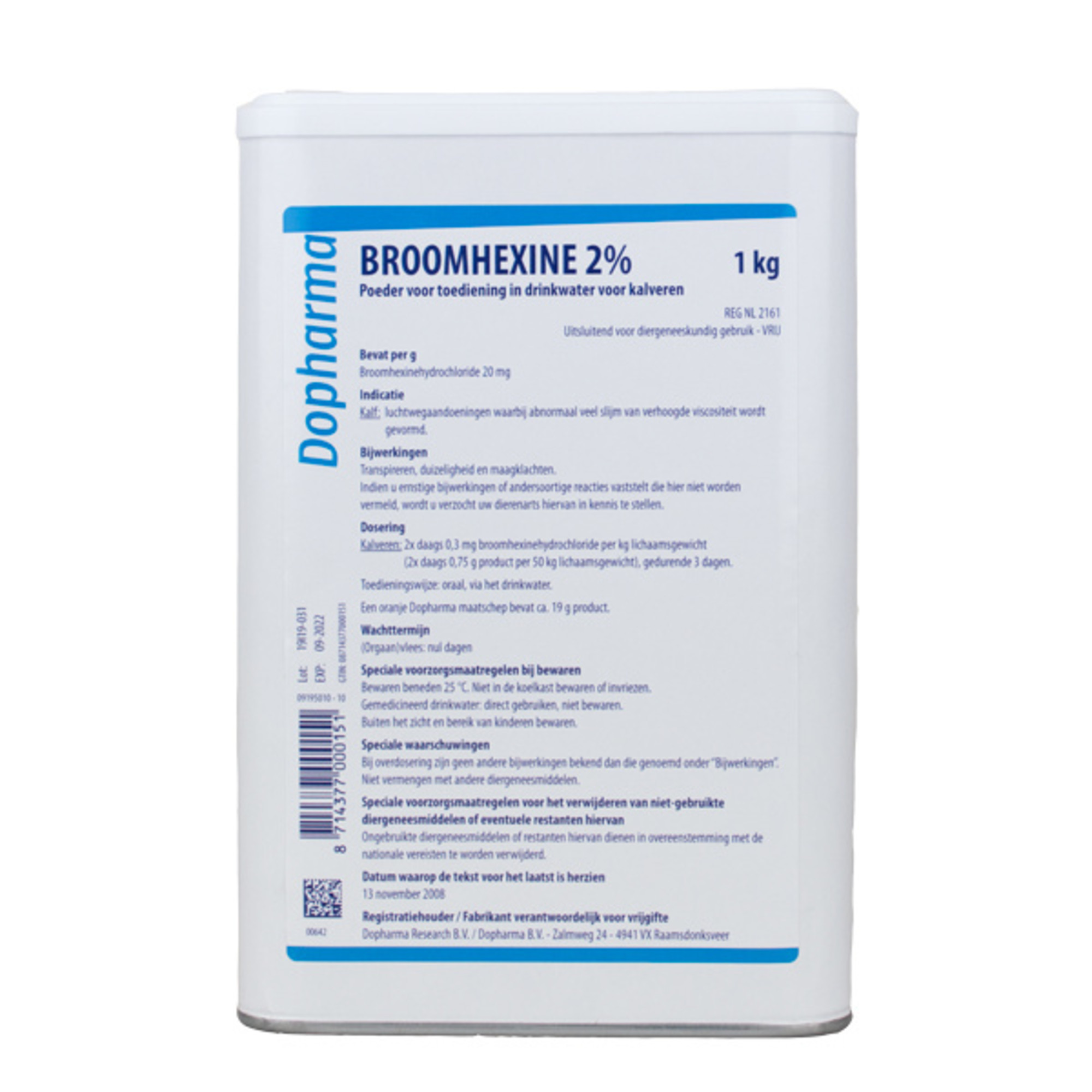 Dopharma Broomhexine 2% 1 Kg - Agridiscounter