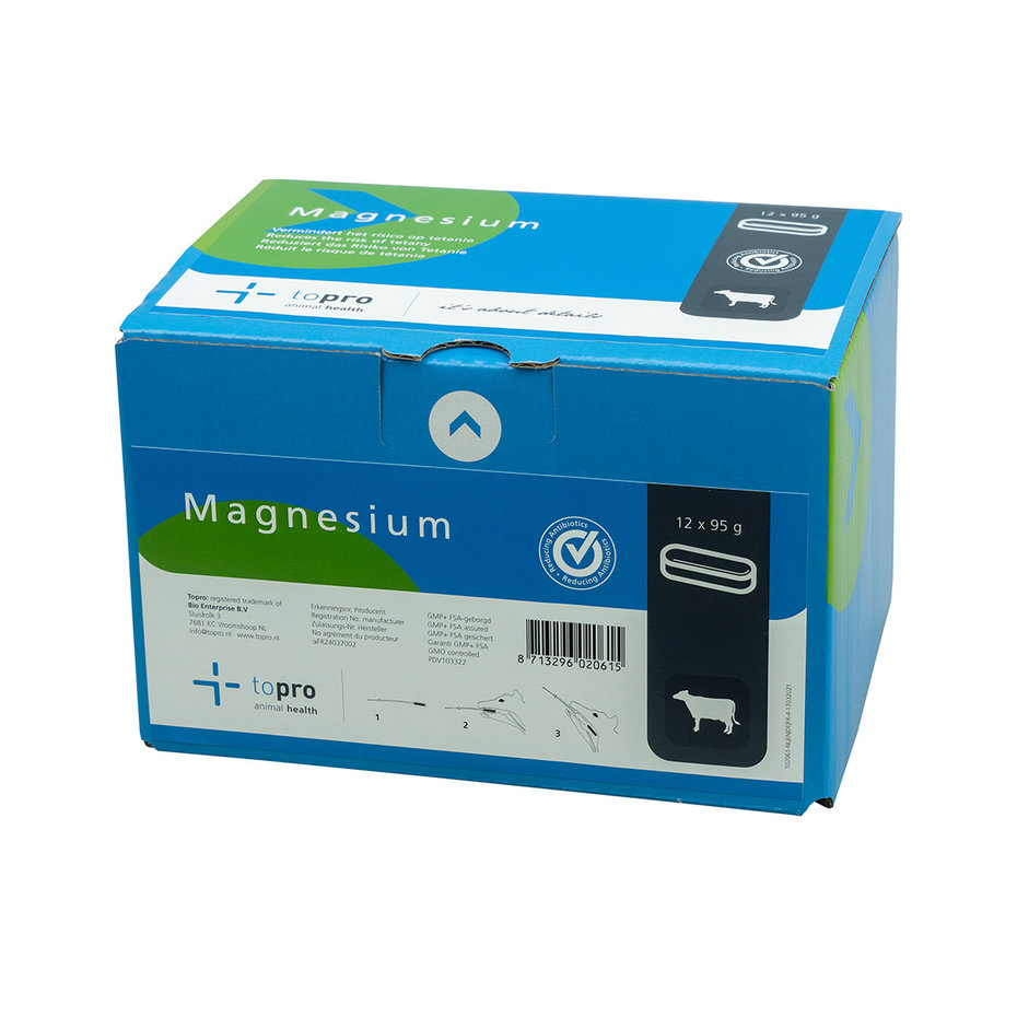 Topro Magnesium bolus 12 stuks - Agridiscounter
