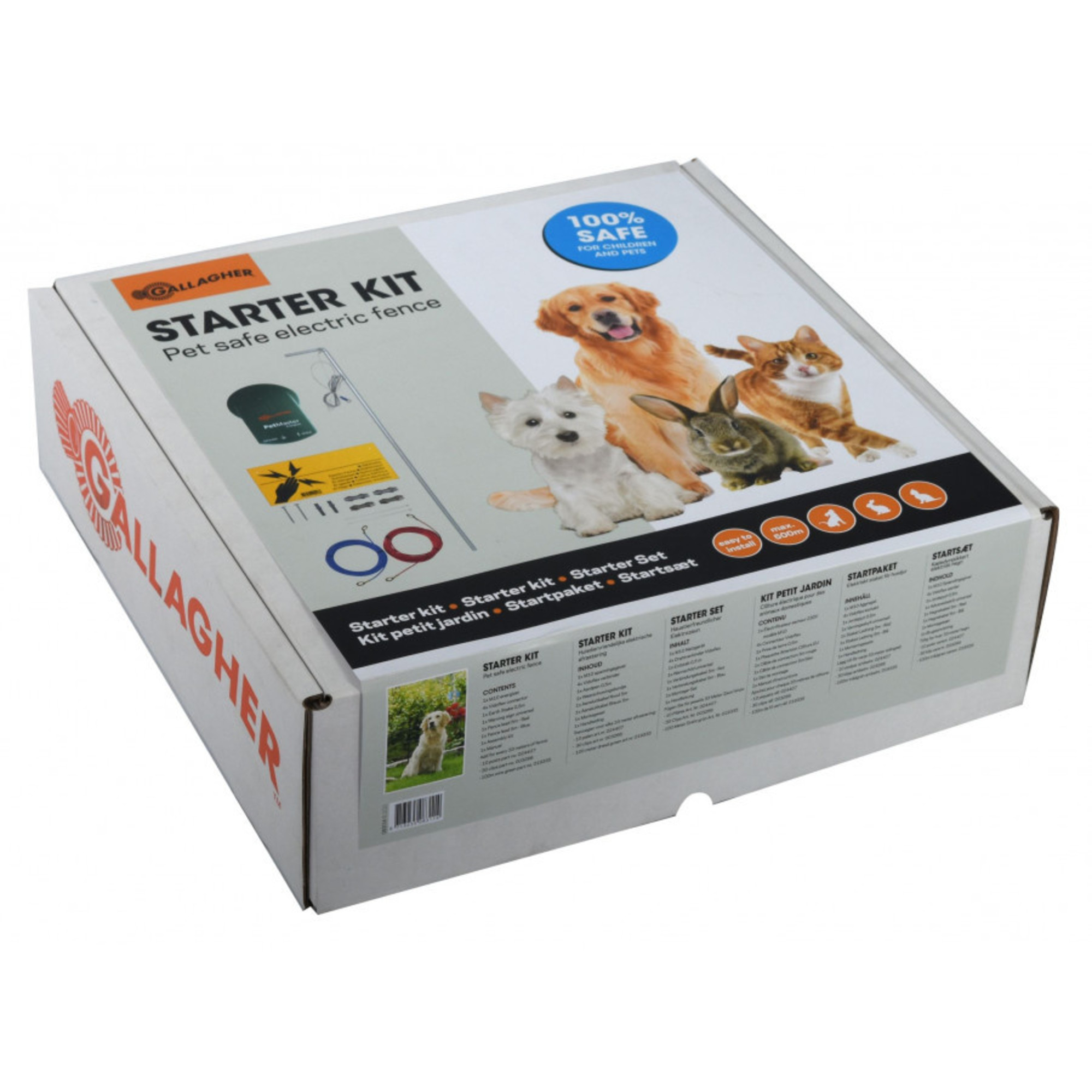 Gallagher Starterskit schrikdraad Hond & Kat - Agridiscounter