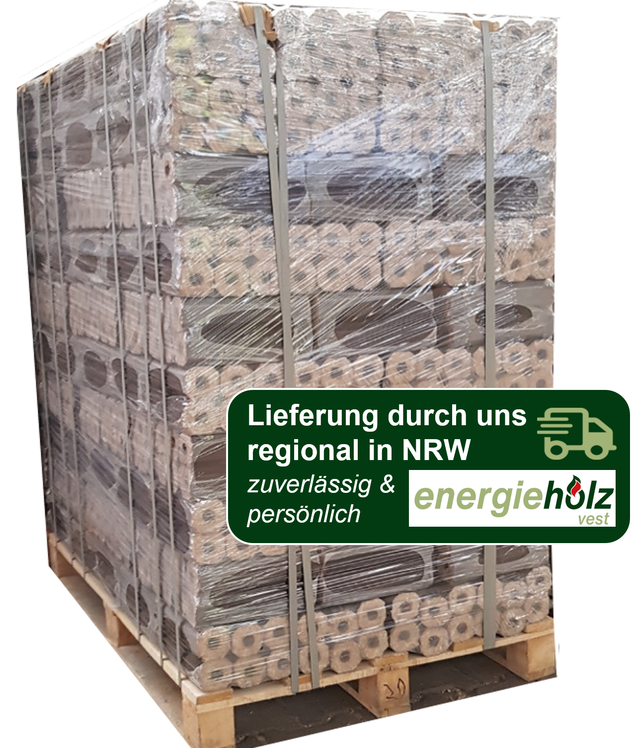 Pini Kay Holzbriketts - Premium - Energieholz Vest e.K.