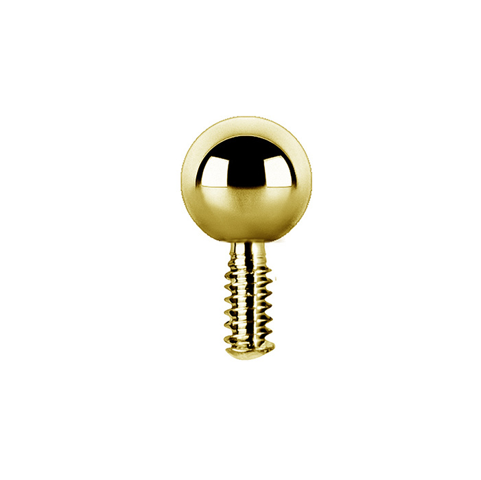 18 Karat Gold - Piercing Ball - Piercings Works