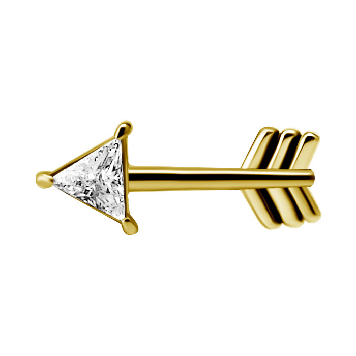 Surgical Steel Ear Piercing - Arrow - Piercings Works