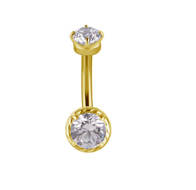Surgical Steel Rook Piercing - Premium Zirconia - Piercings Works