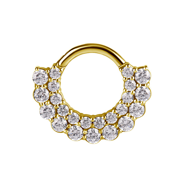 Septum/Daith Ring - Premium Zirconia - Piercings Works