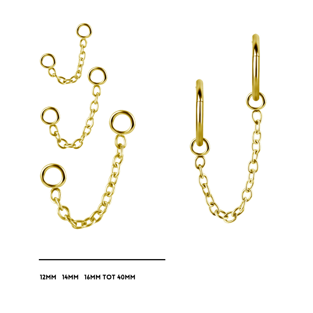 Connecting Chain for Piercing Rings – Timeless & Elegant - Piercings Works