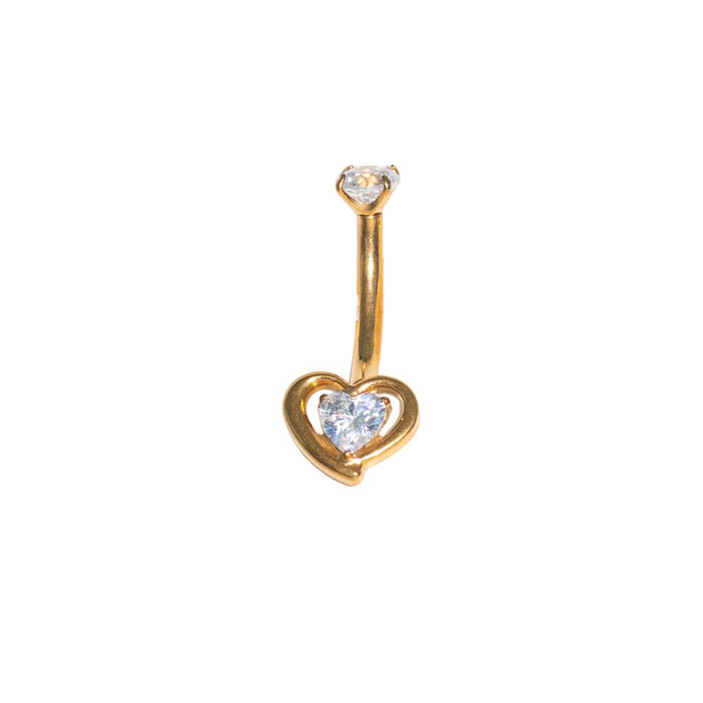 Titanium Heart Navel Piercing – Romantic Style with Ultimate Comfort ...
