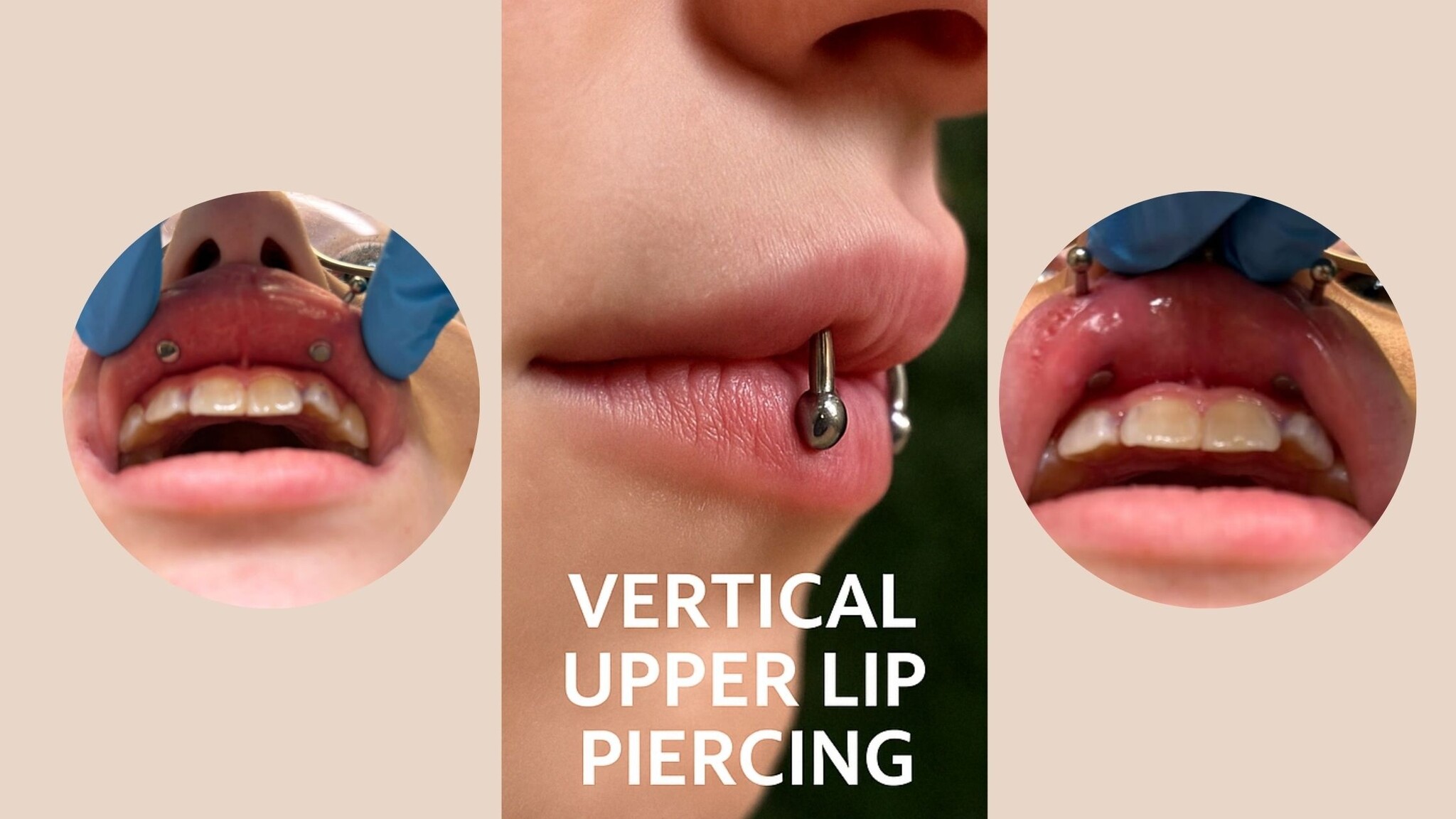Vertical Upper Lip – Een piercing die met je meebeweegt - Piercings Works