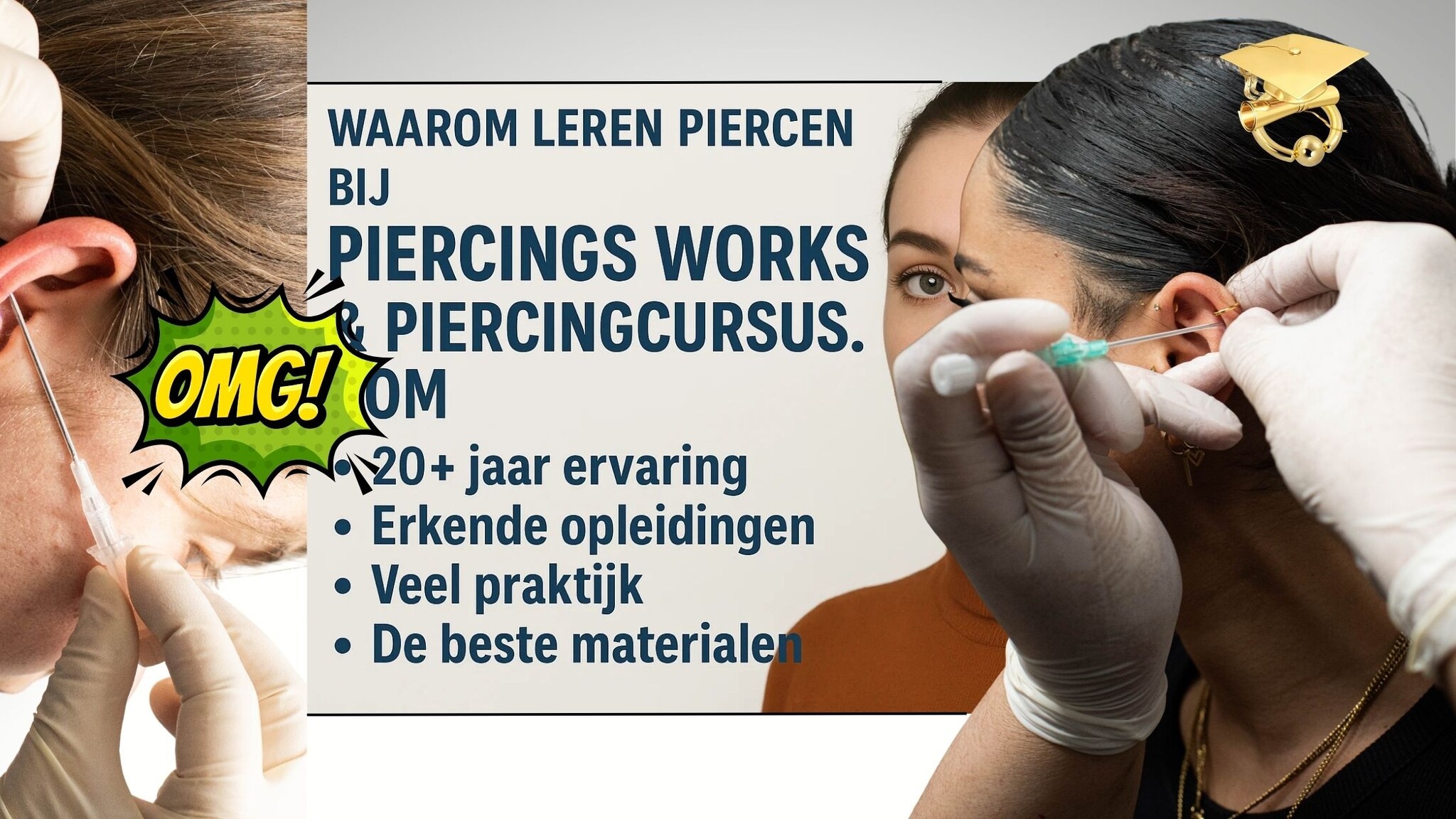 Waarom leren piercen bij Piercings Works & PiercingCursus.com - Piercings Works
