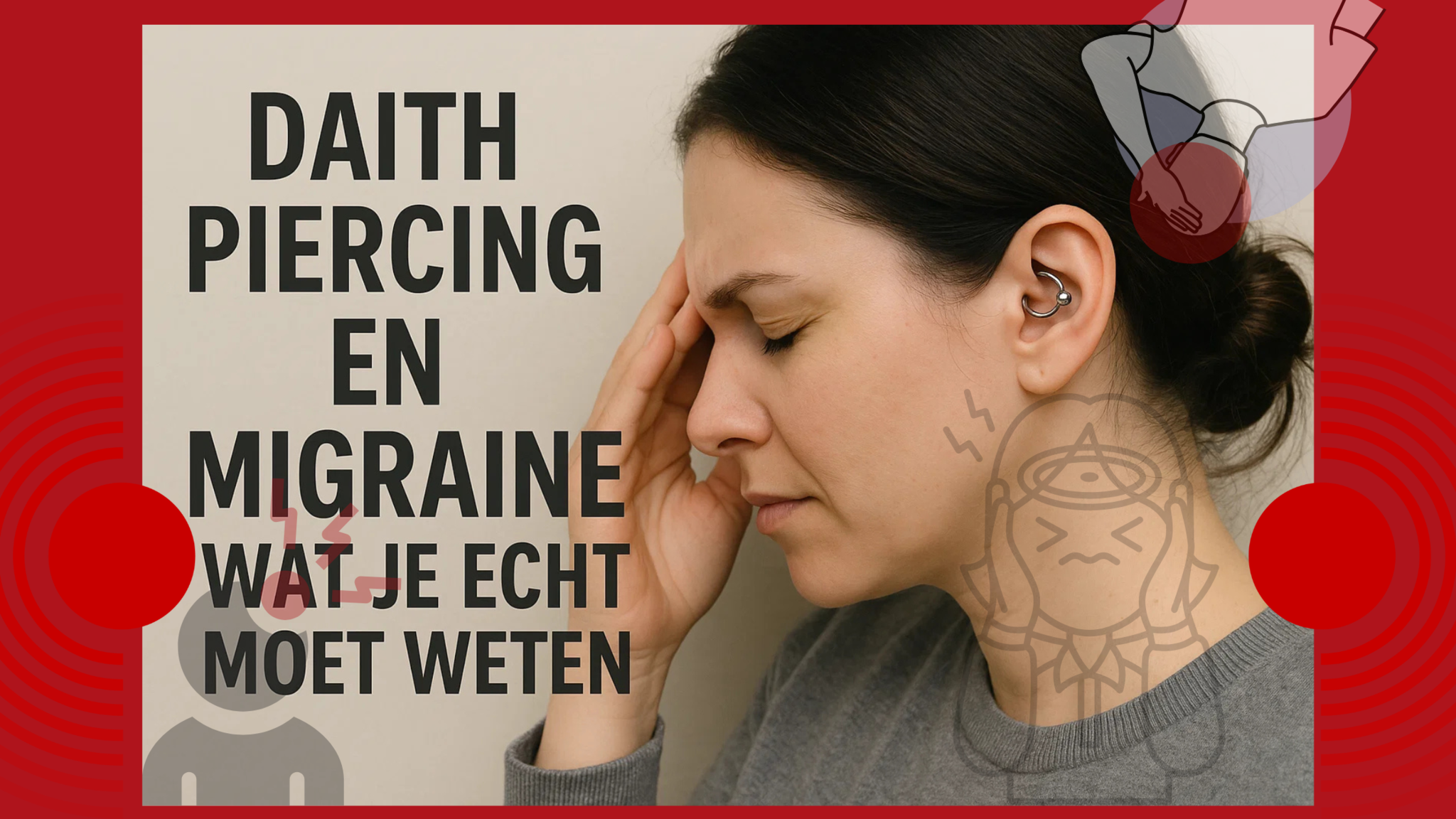 Daith Piercing tegen Migraine: Werkt het Echt? - Piercings Works