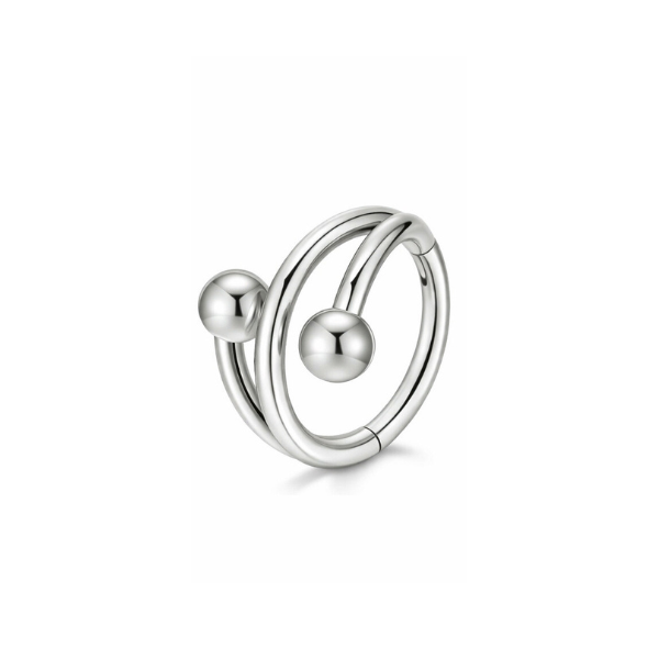 Titanium Oorpiercing Open Spiraal Ring - Piercings Works