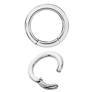 Surgical Steel Click Ring - Piercings Works