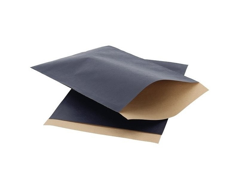 Papieren zakjes 17 x 25 cm Blauw - Shopdepot