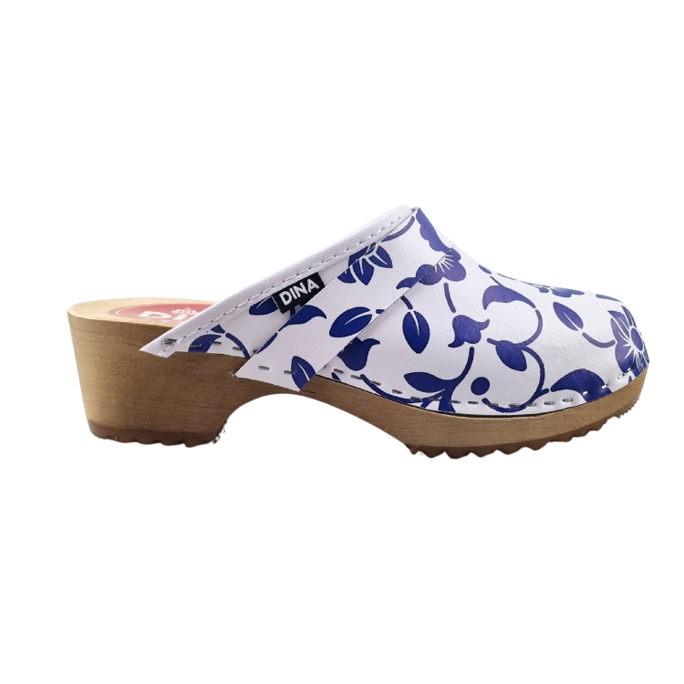 Swedish clogs Blue Flowers - Dina clogs - DINA clogs - Our new Dutch ...
