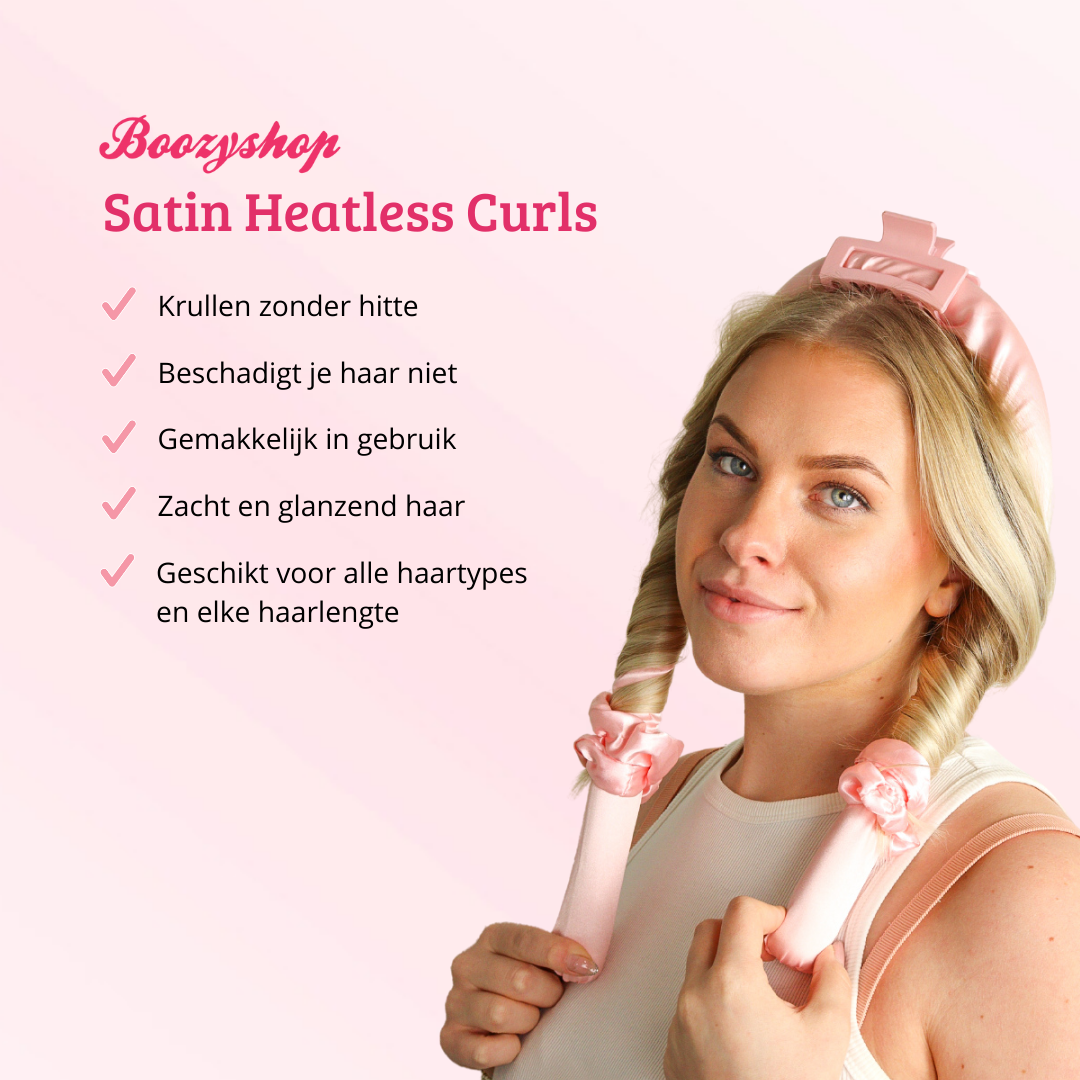 Boozyshop Satin Heatless Curling Set - Boozyshop.com