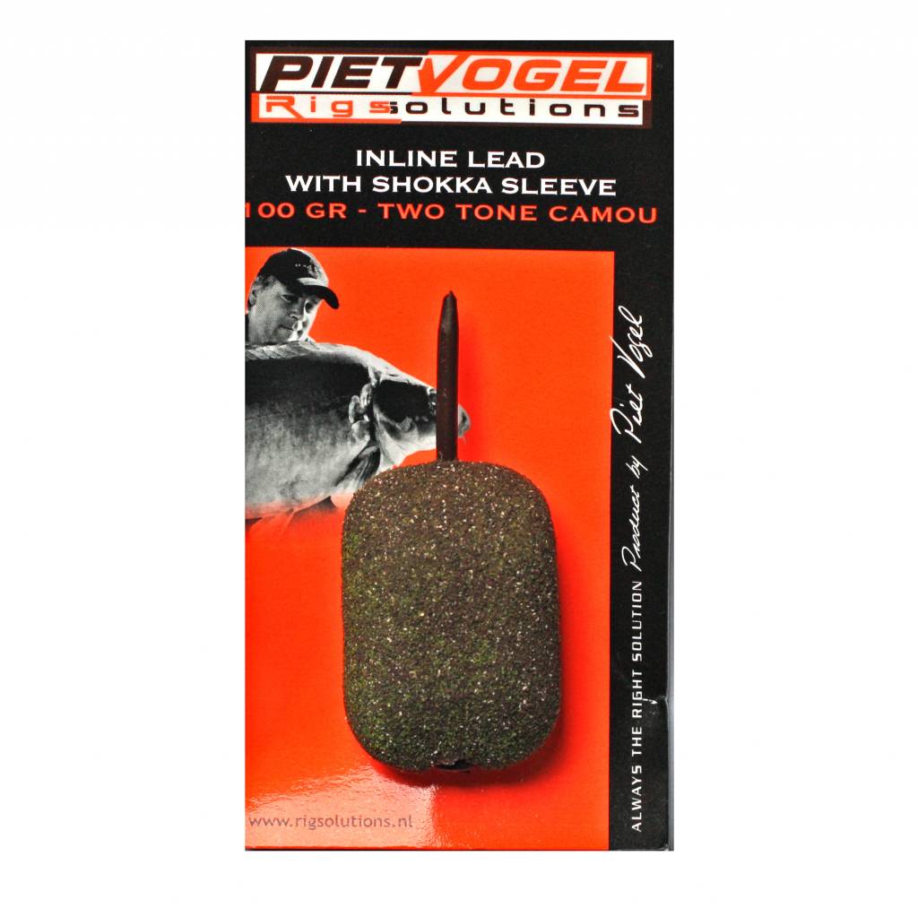 Inline Lead with Shokka Sleeve 80/100gr. - Idzenga Hengelsport Webshop