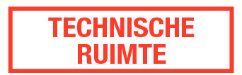 Pictogram tekst technische ruimte kopen?