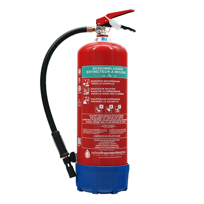 Buying a foam-fat fire extinguisher 6l (ABF) with a BENOR-label?