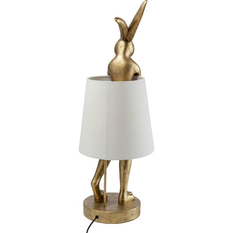 Karé Design - Table Lamp - Floor Lamp Animal Rabbit - gold - XL - H 88 ...