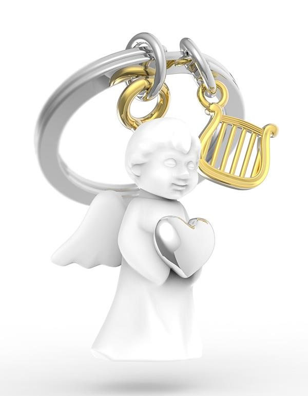 Metalmorphose Keyring - Key Fob -Angel - Axeswar Design