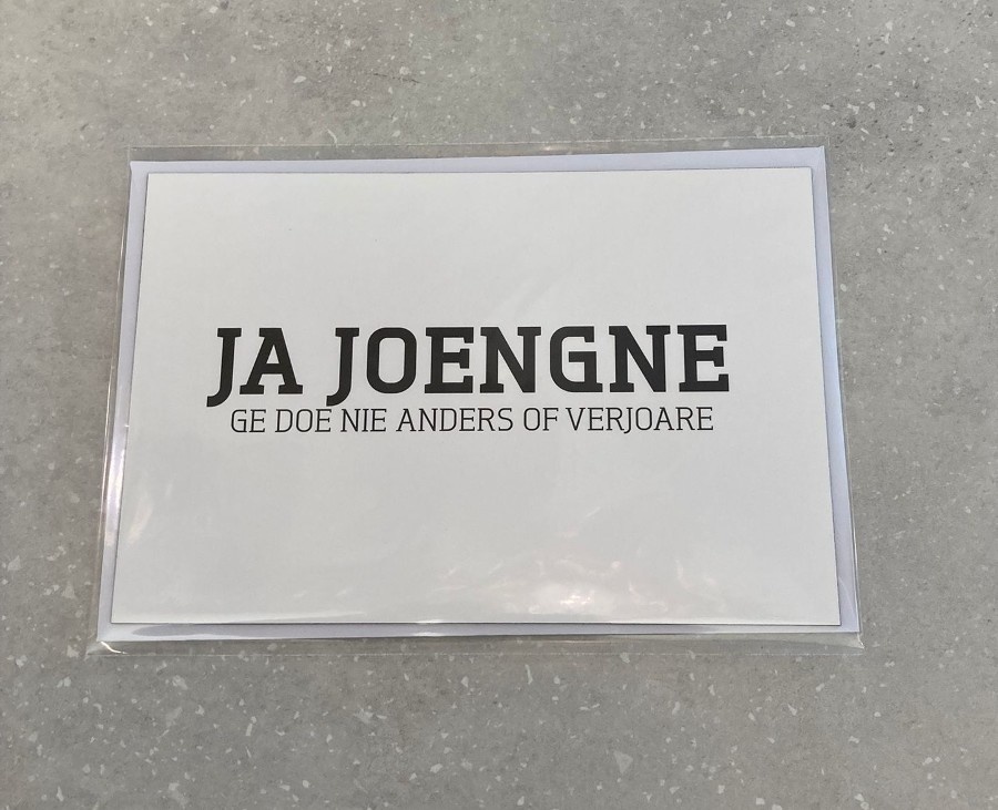 Verjaardagskaarten Gents Dialect - set van 3 - Axeswar Design