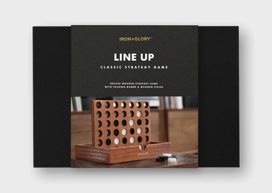 Strategie-Spiel Line Up - Vier in einer Reihe - Holz - Suck UK ...