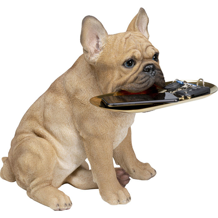 Beeld Butler Hond Frenchy - H 40 cm - Kare Design - Axeswar Design