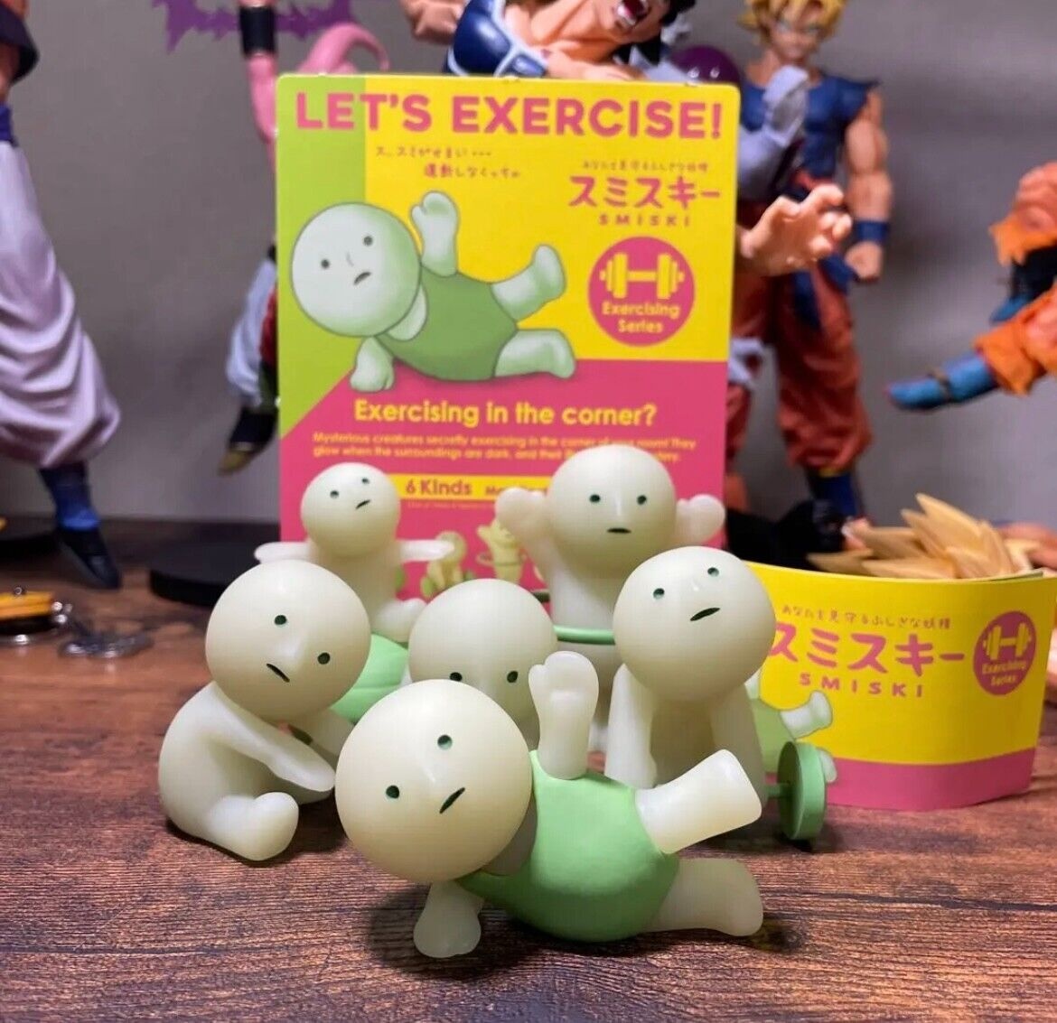 Smiski Glow in The Dark - Exercising Series - Fitness - Axeswar Design