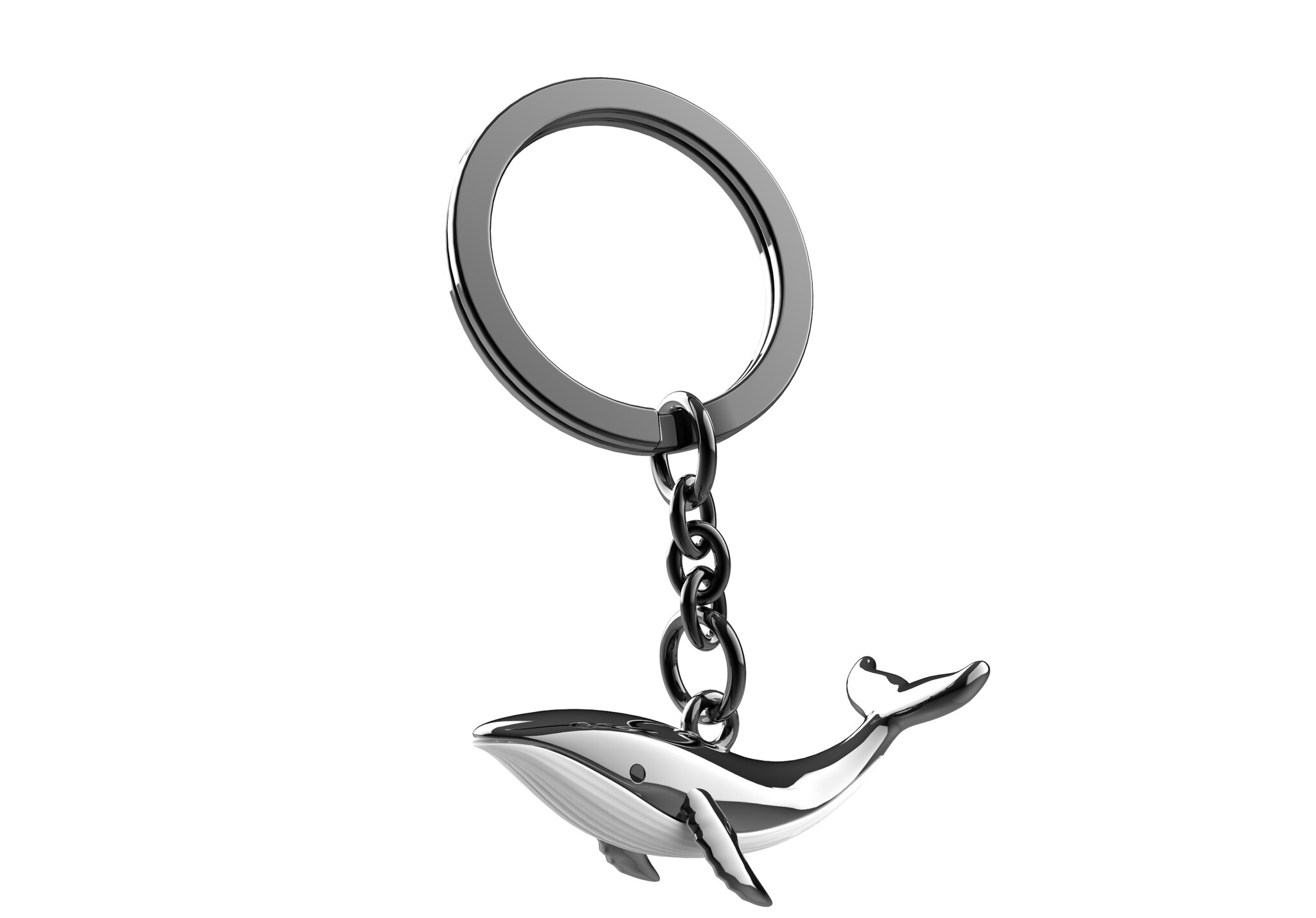 Keyring - Key Fob Whale - Metalmorphose - Axeswar Design