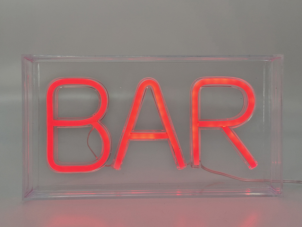 Neon LED Sign BAR - i-total - Axeswar Design