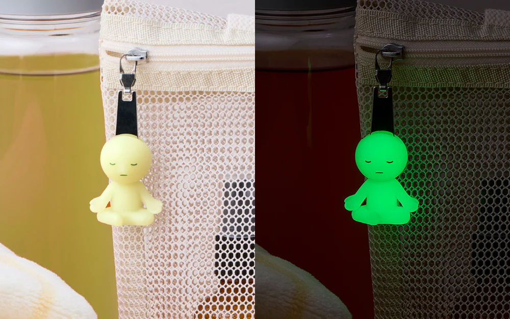 Smiski Zipperbite - Lotus Pose - Glow in The Dark - Axeswar Design