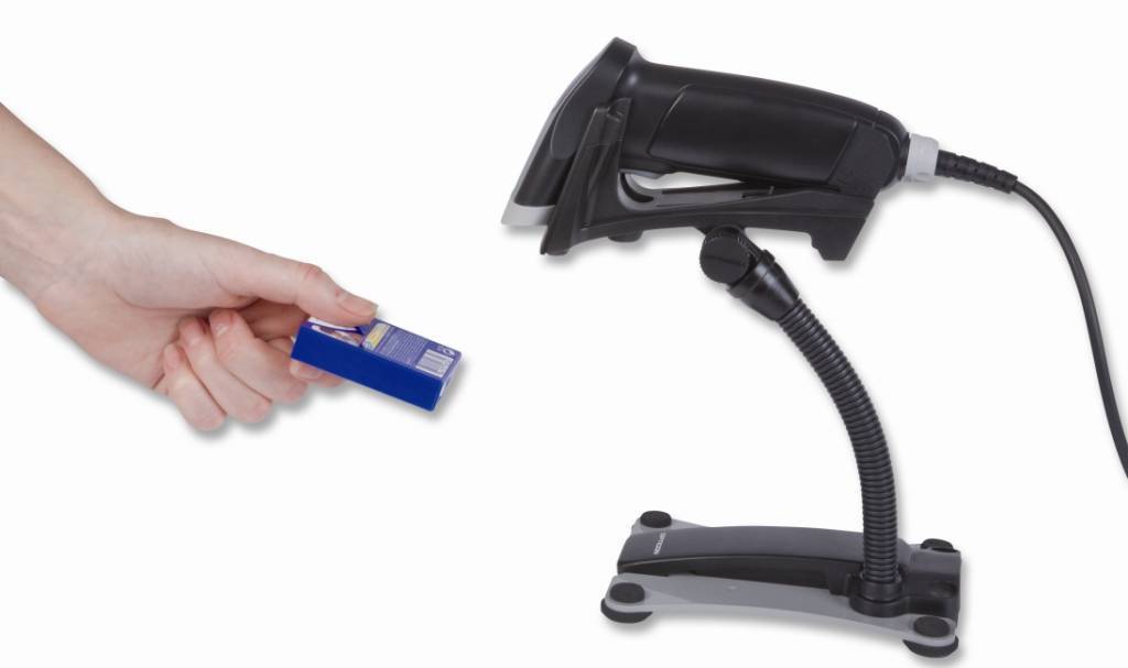 Koop hier je Opticon OPR3201 - Barcodescanner met USB kabel en stand ...