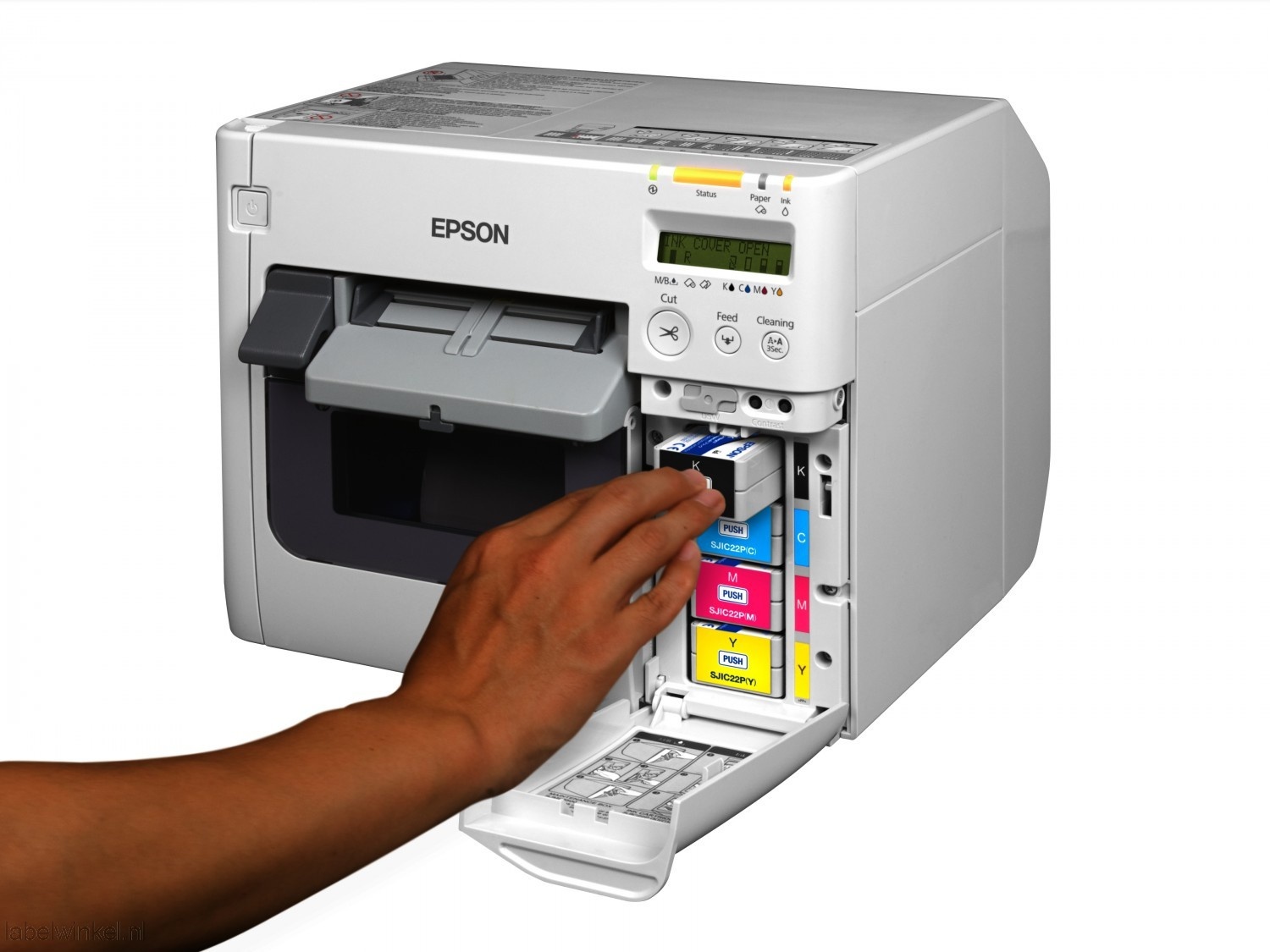 TIP: Epson C3500 Kleurenlabelprinter - Starterkit met etiketten + inkt ...