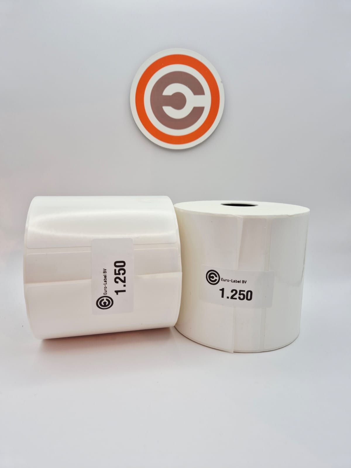 Euro-Label 90x40mm PP White Gloss - 1250 per rol. v/a €20,- - Euro-Label BV