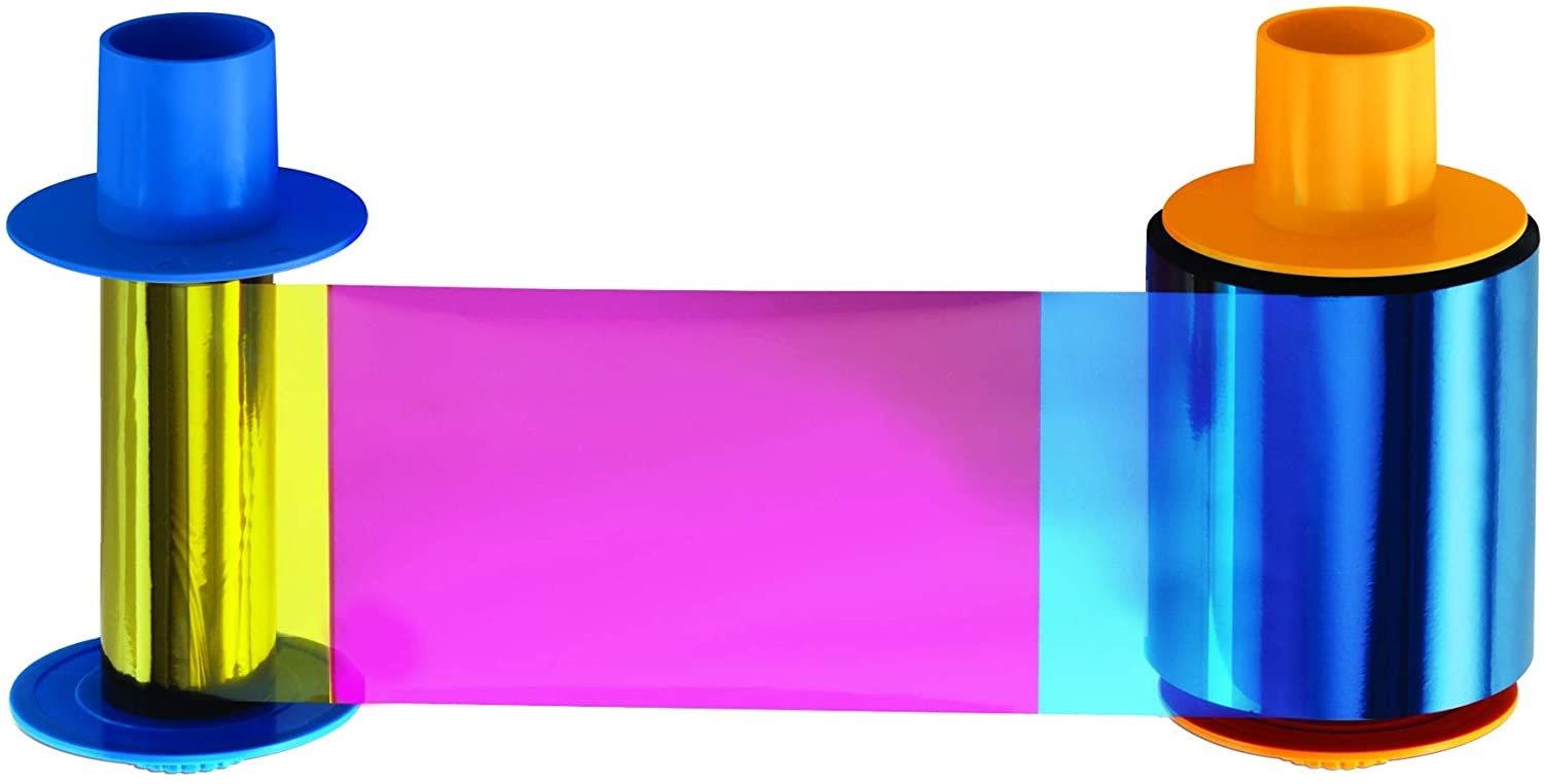 HID Fargo YMCKO Card Ribbon [DTC1500] - 500 Afdrukken - Euro-Label BV