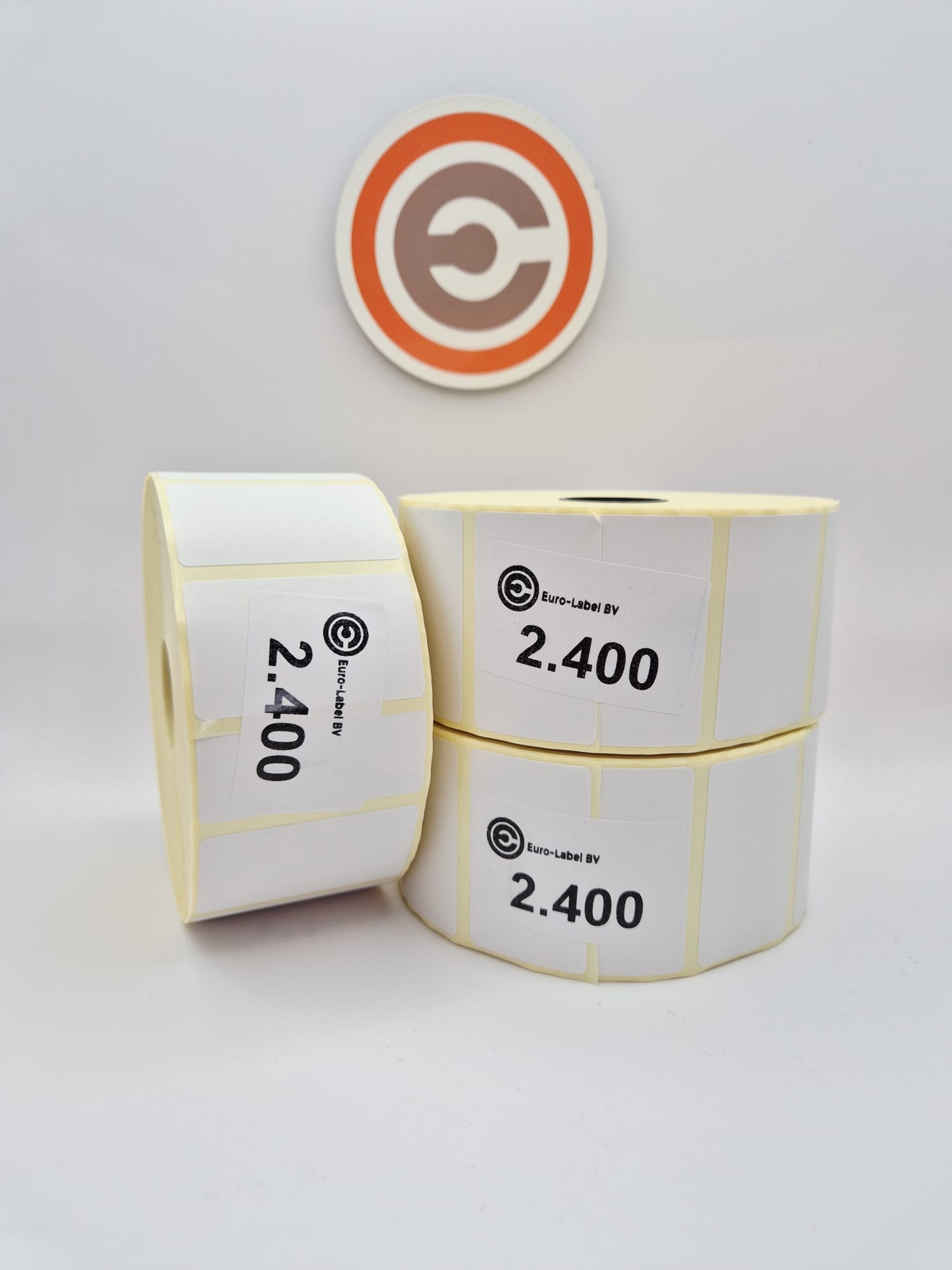 50 x 30mm Vellum Euro-Labels 2.400 per rol v/a €8,- - Euro-Label BV