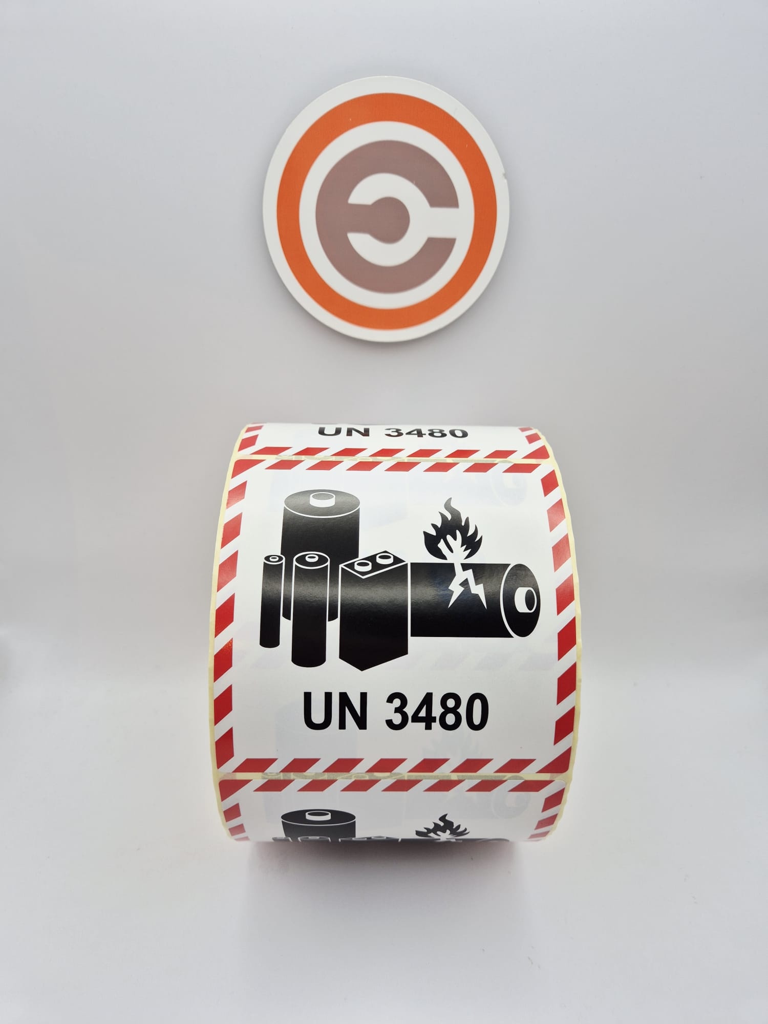 Euro-Label UN 3480 Lithium Etiketten - 1000 Stuks - Euro-Label BV