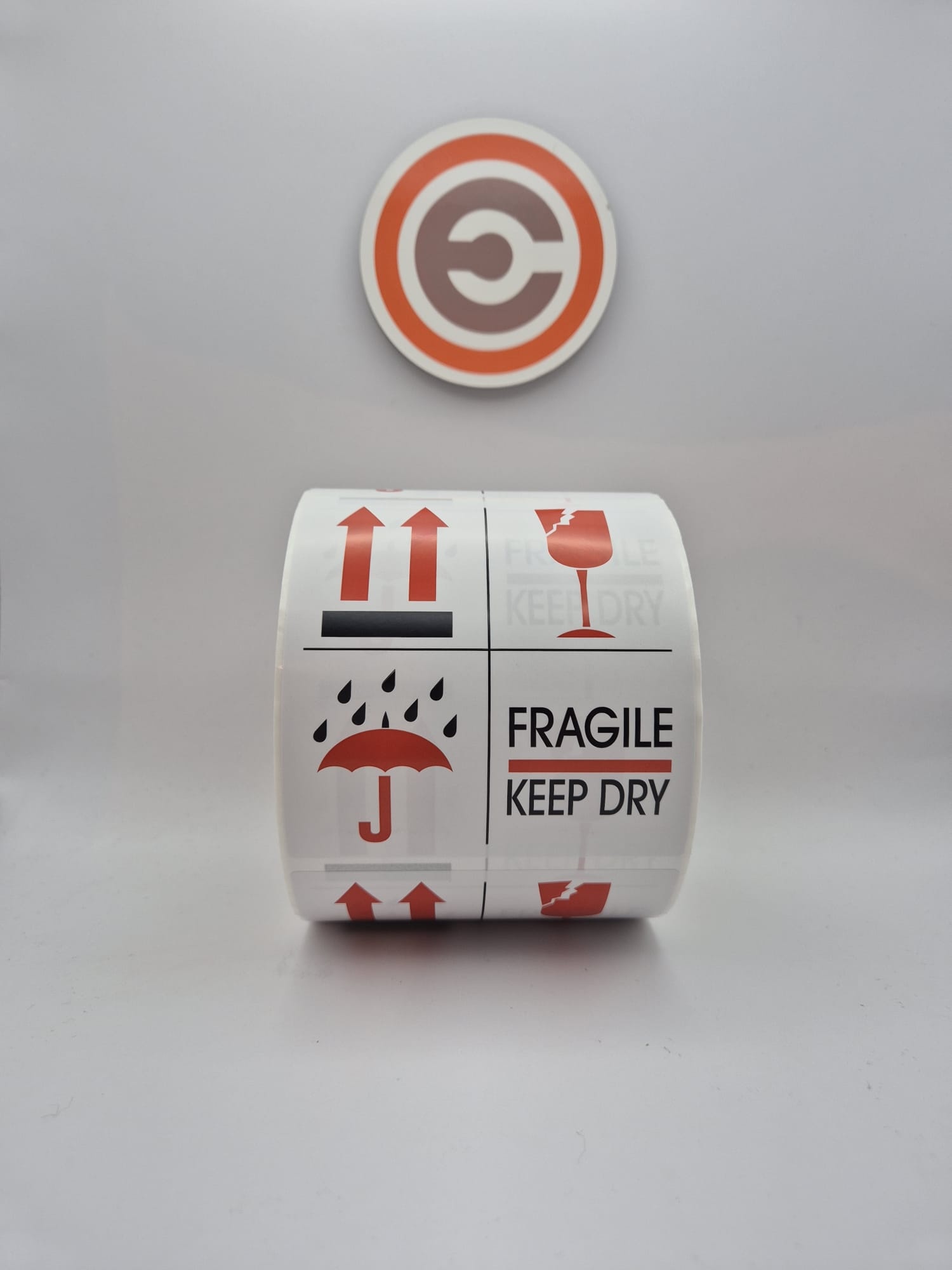 Fragile/This Side Up/Keep Dry Sticker 100x110 mm – 500 stuks - Euro ...