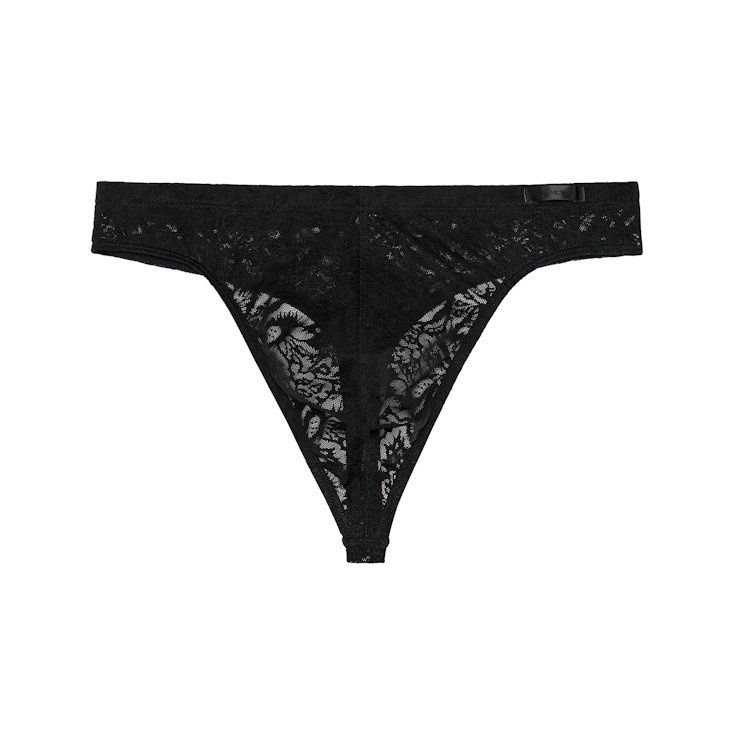 HOM Free Cut Lace G-String Black - HOM-Shop.com