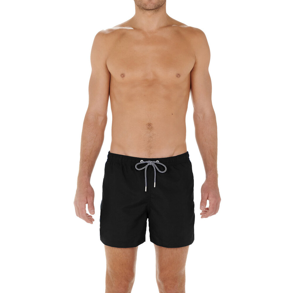 HOM Sea Life Beach Boxer Black - HOM-Shop.com