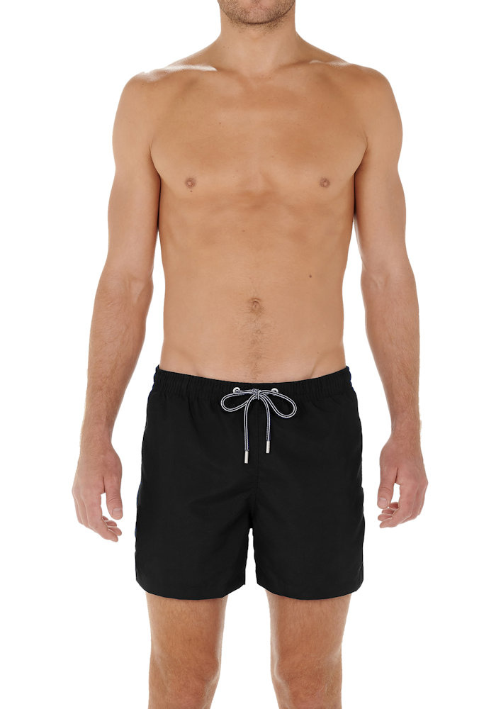 HOM Sea Life Beach Boxer Black - HOM-Shop.com