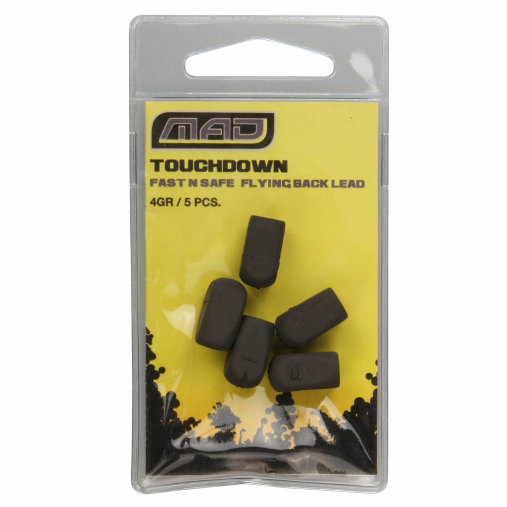 touchdown fast 'n safe flying back lead | 5 pcs - CV Fishing