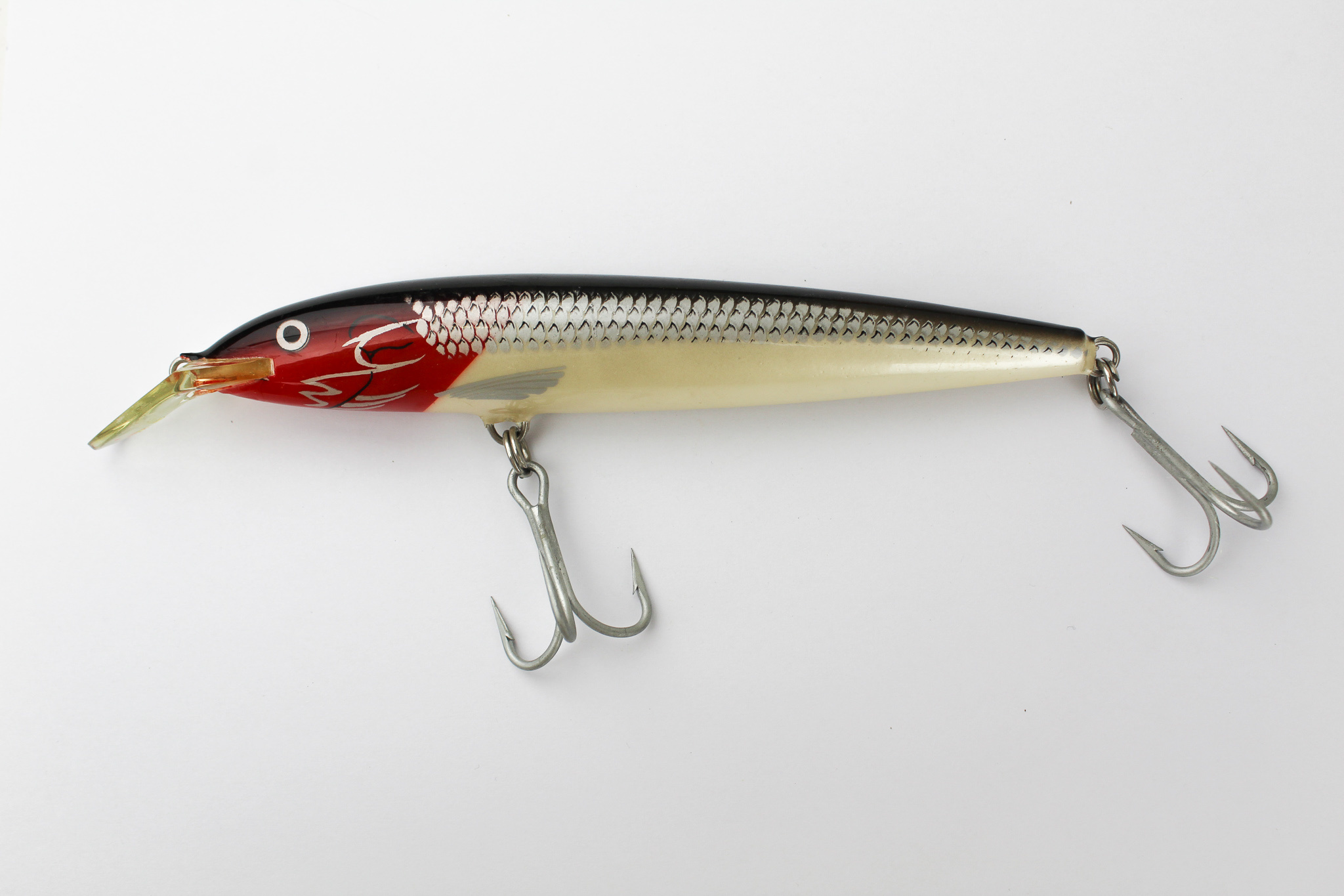 Rapala magnum 18cm floating black red head | plug - CV Fishing