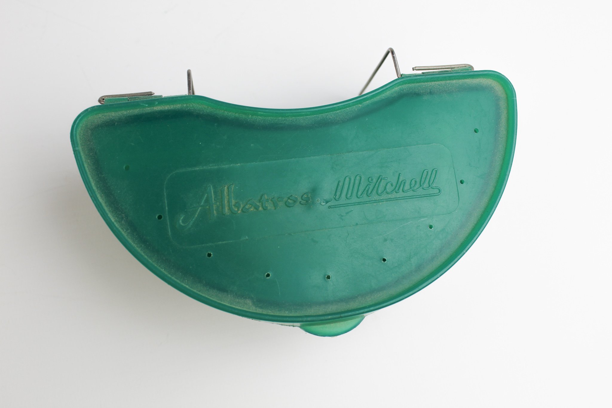 Vintage Albatros Mitchell maggot box | madendoos - CV Fishing