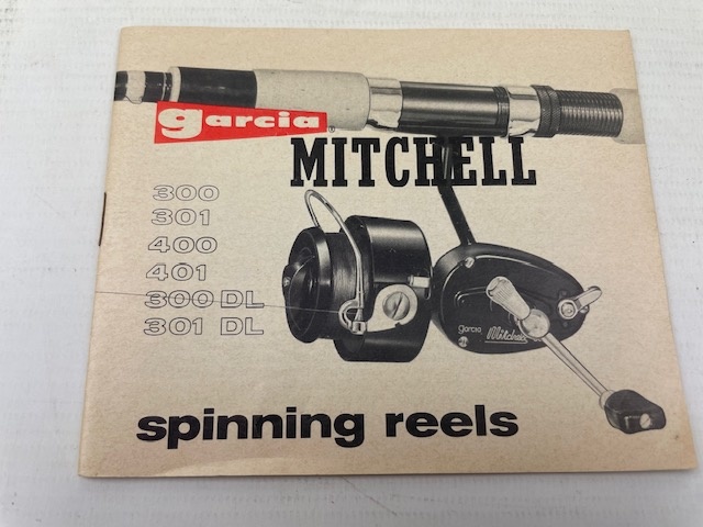 Garcia Mitchell spinning reels 300 / 301 / 400 / 401 / 300 DL / 310 DL ...