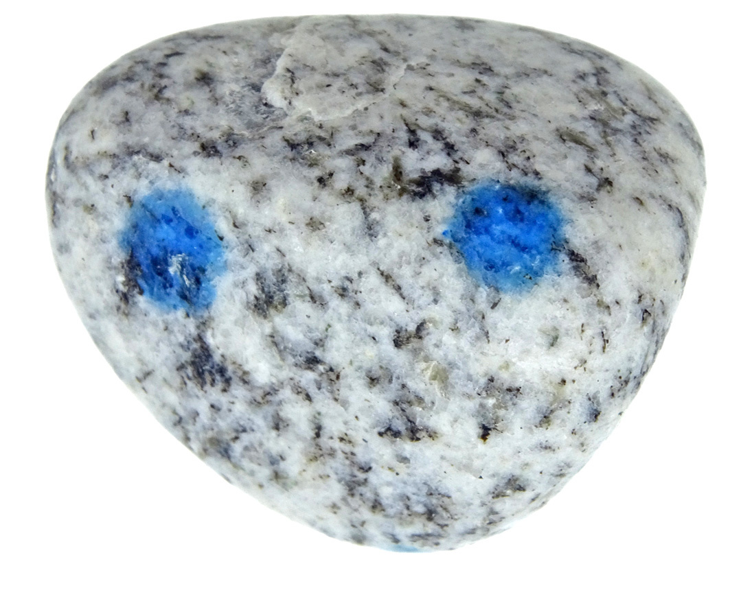 K2 azuriet in graniet uit Pakistan