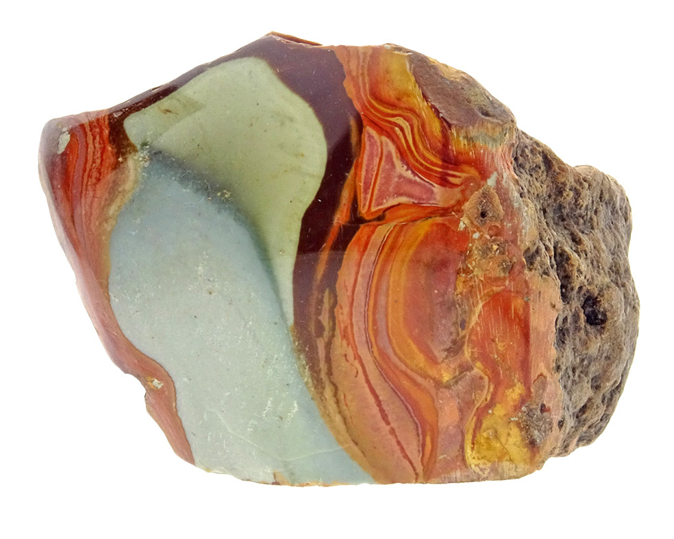 Bont gekleurde polychroom jaspis uit Madagaskar