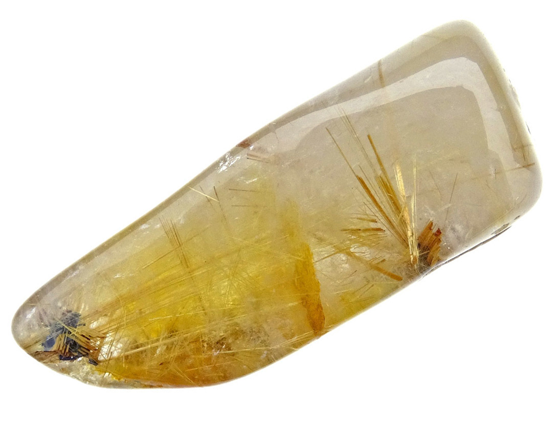 Rutielkwarts, kwarts met ingegroeide rutiel naaldjes